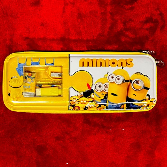 Office | Minions Pencil Case Rubber Ruler Stationary Pencil Set | Poshmark